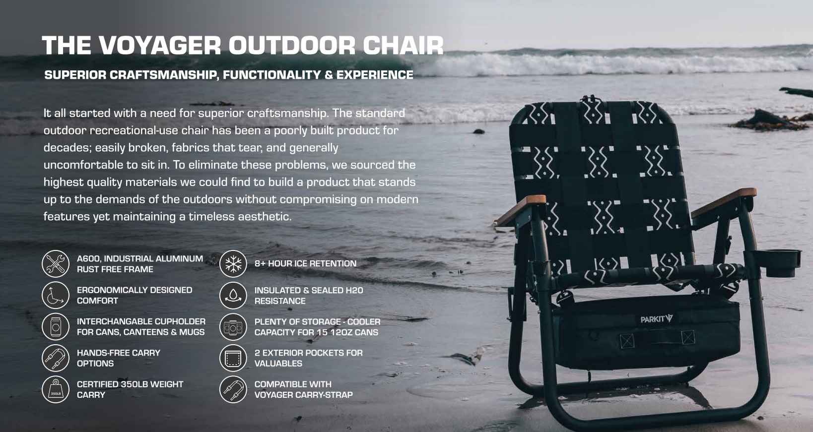 Custom Voyager™ Outdoor Chair- Fully Custom with Logo | BrandedChairs.com